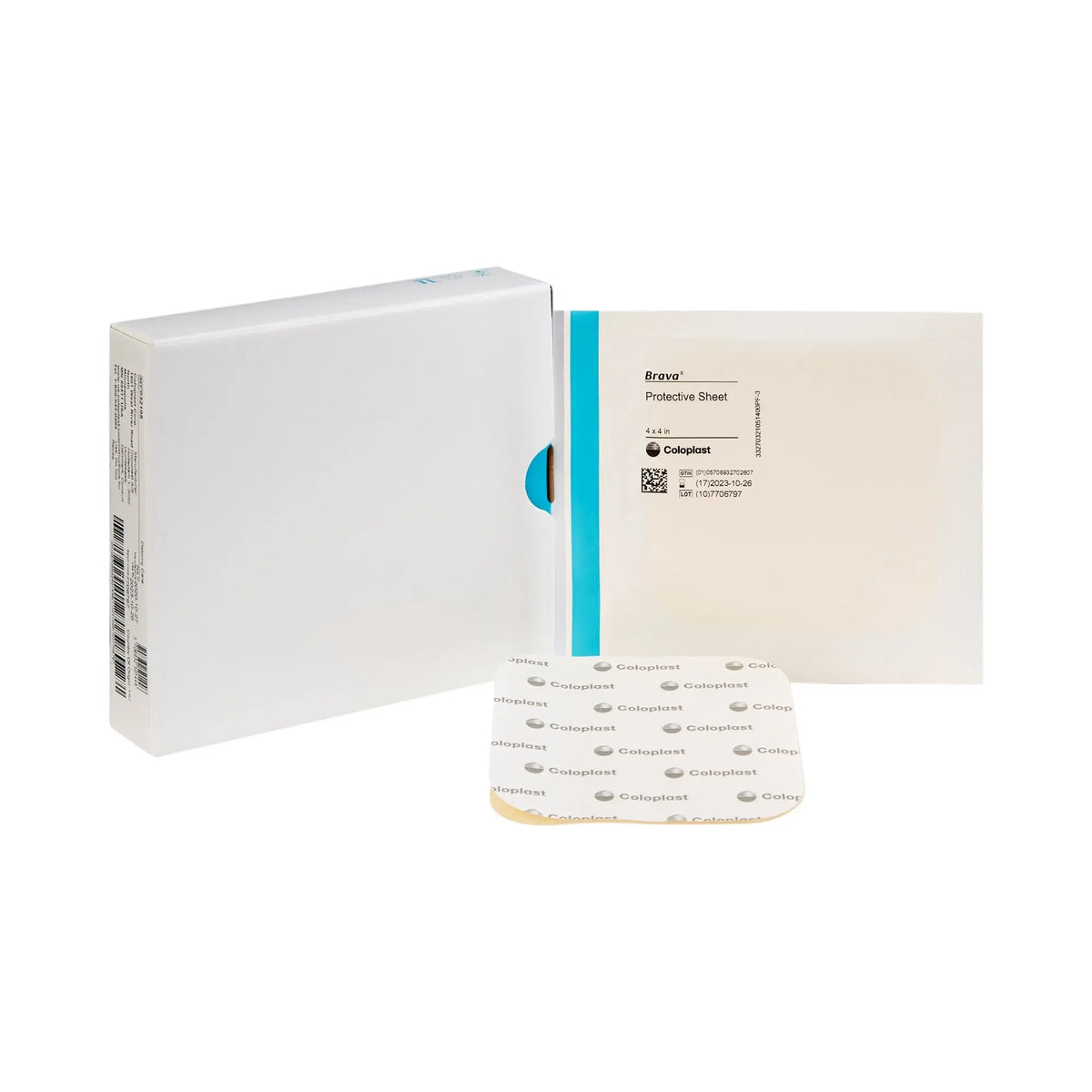 Stoma Skin Protective Sheet Brava® 4 X 4 Inch | getMovility