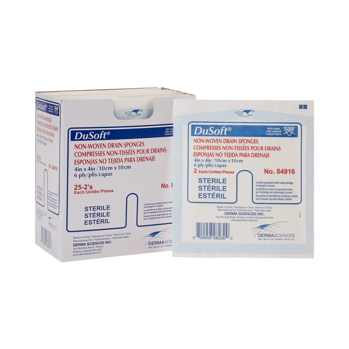Dumex IV/Drain Split Dressing, 4 x 4 Inch - getMovility – getMovility ...