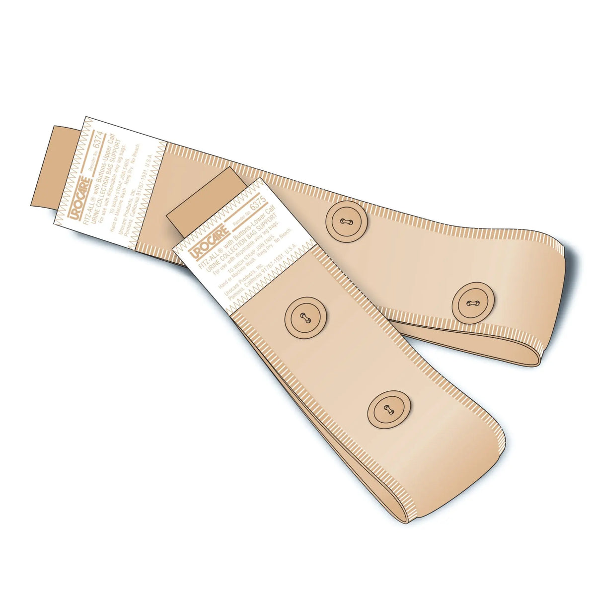 Fitz-All® Fabric Leg Straps with Buttons - getMovility: Empowering ...
