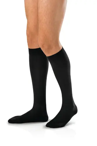 Jobst for Men 20-30 Knee-Hi Black Large Tall | getMovility