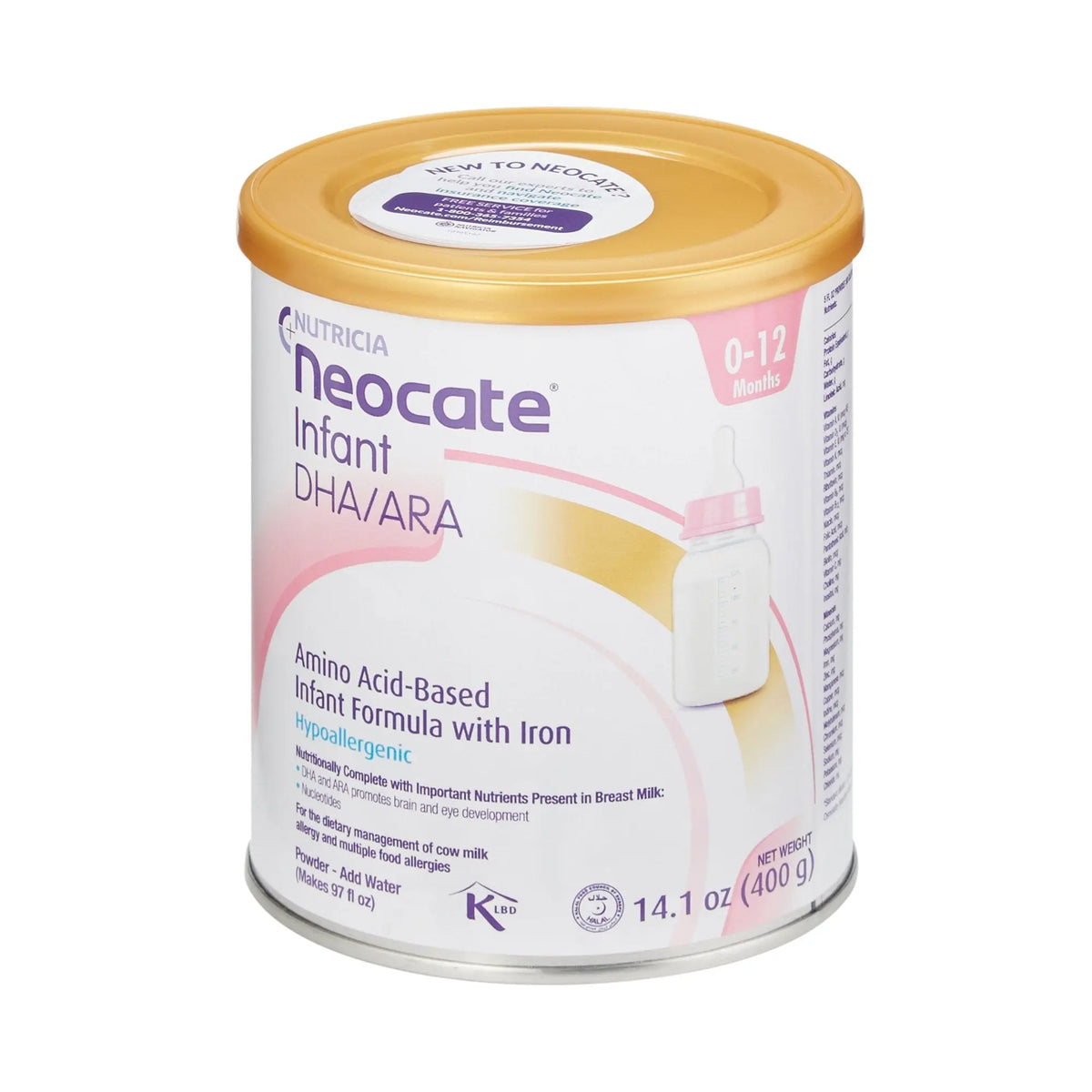 Neocate® DHA & ARA Infant Formula, 14.1-ounce can - getMovility ...