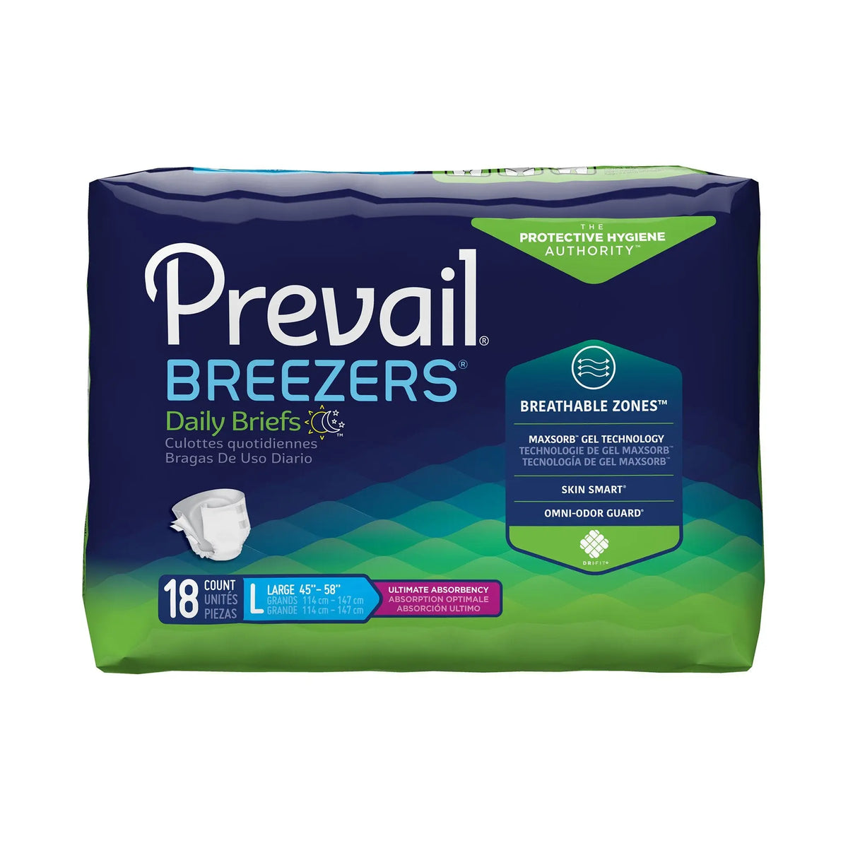 Prevail Breezers Ultimate Incontinence Brief,... | getMovility
