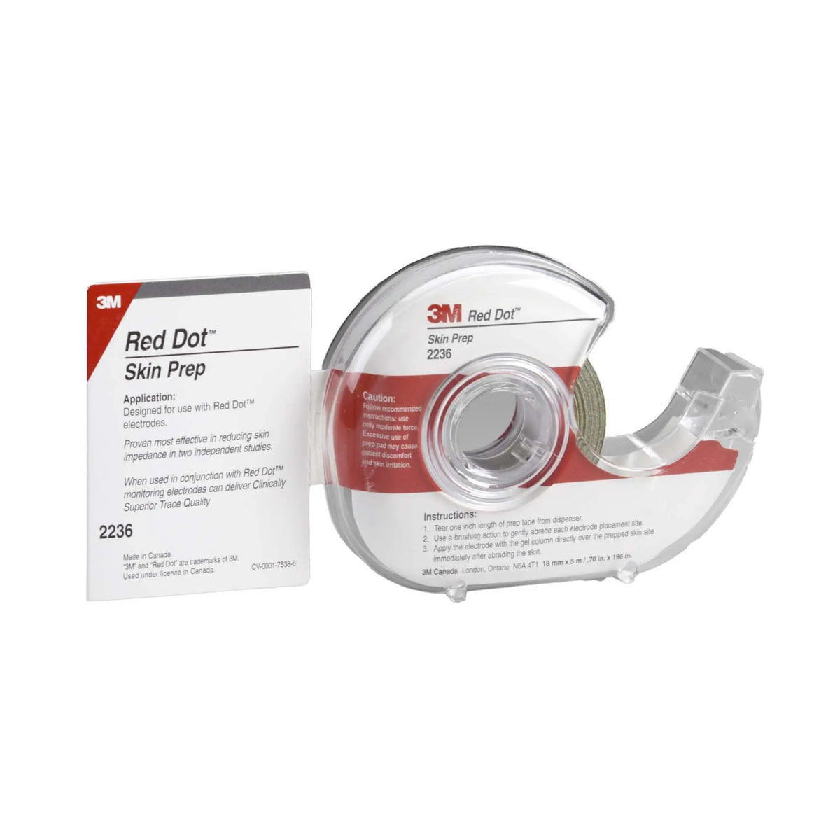 Electrode Skin Prep Abrader Tape Red Dot™ Tap... | getMovility
