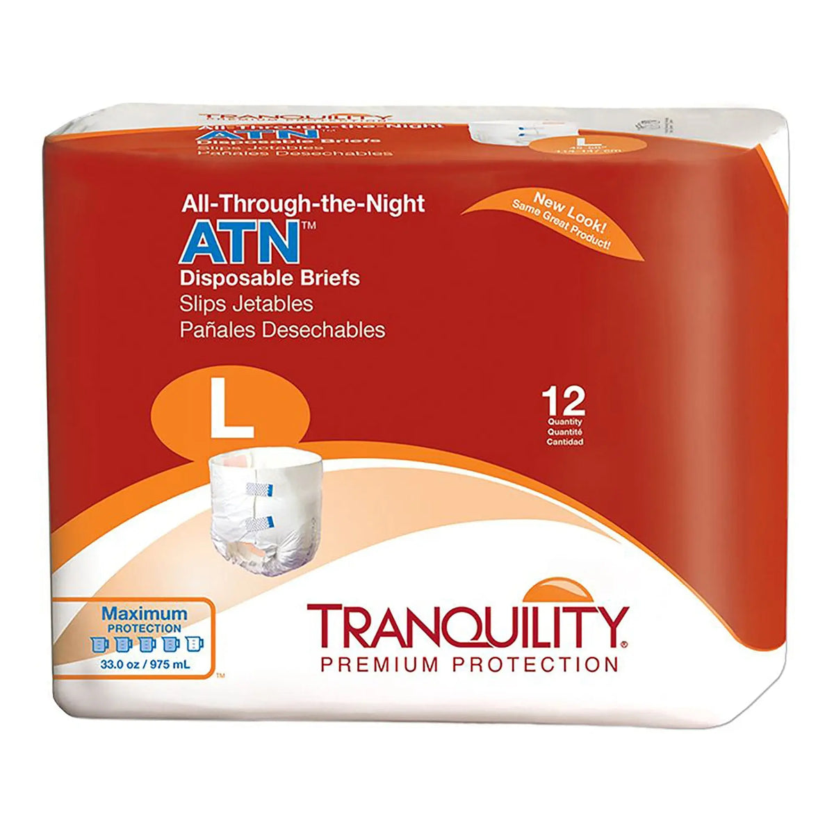 Incontinence Brief Tranquility® ATN Adult Lar... | getMovility